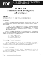 6 Cardinal Points of Investigation | PDF | Witness | Crime Scene
