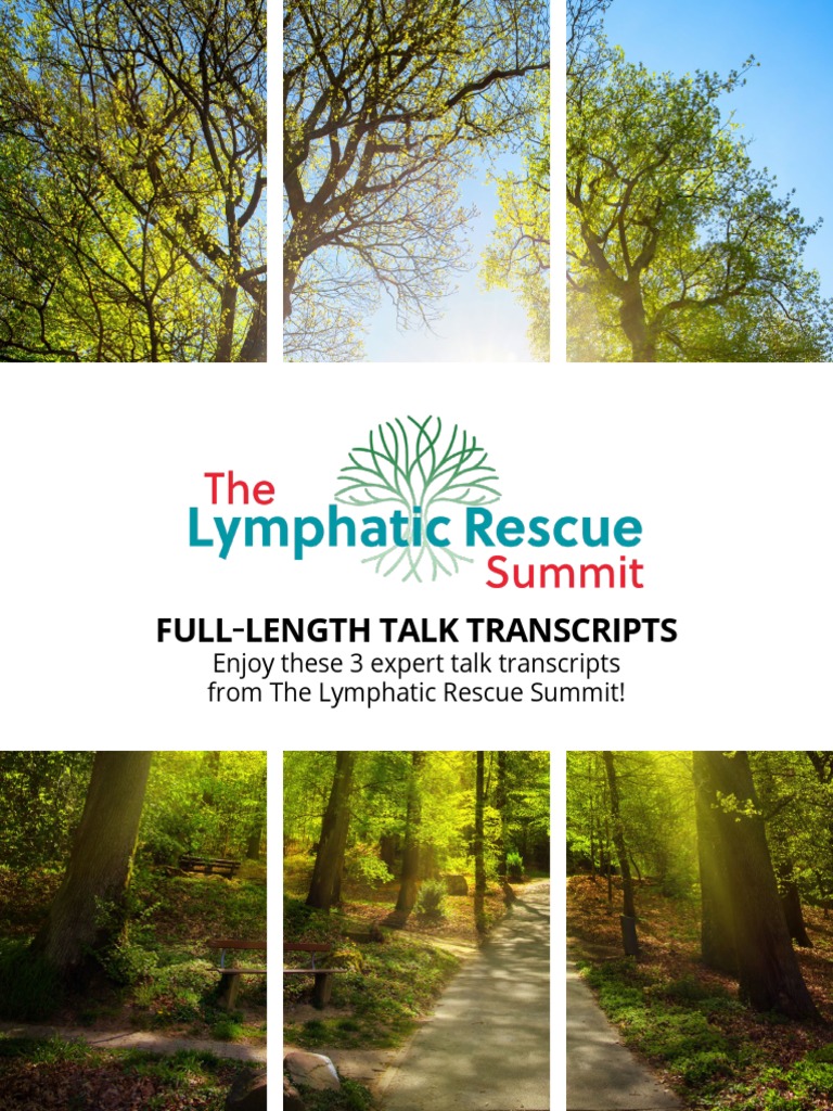 Healthmeans 3 Interview Transcripts From The Lymphatic Rescue Summit ...