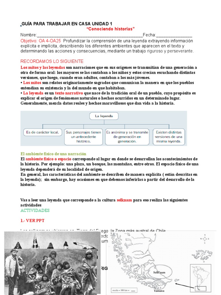 Guía en Torno A Leyendas | PDF | Leyendas | Narrativa