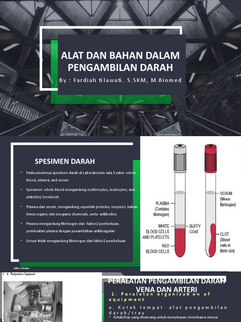 Alat dan Bahan Pengambilan Darah | PDF