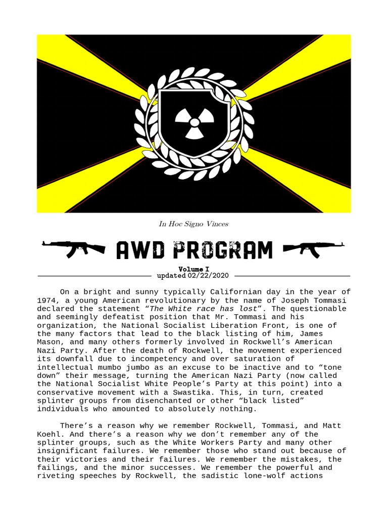 Awd Program | PDF | Information Security