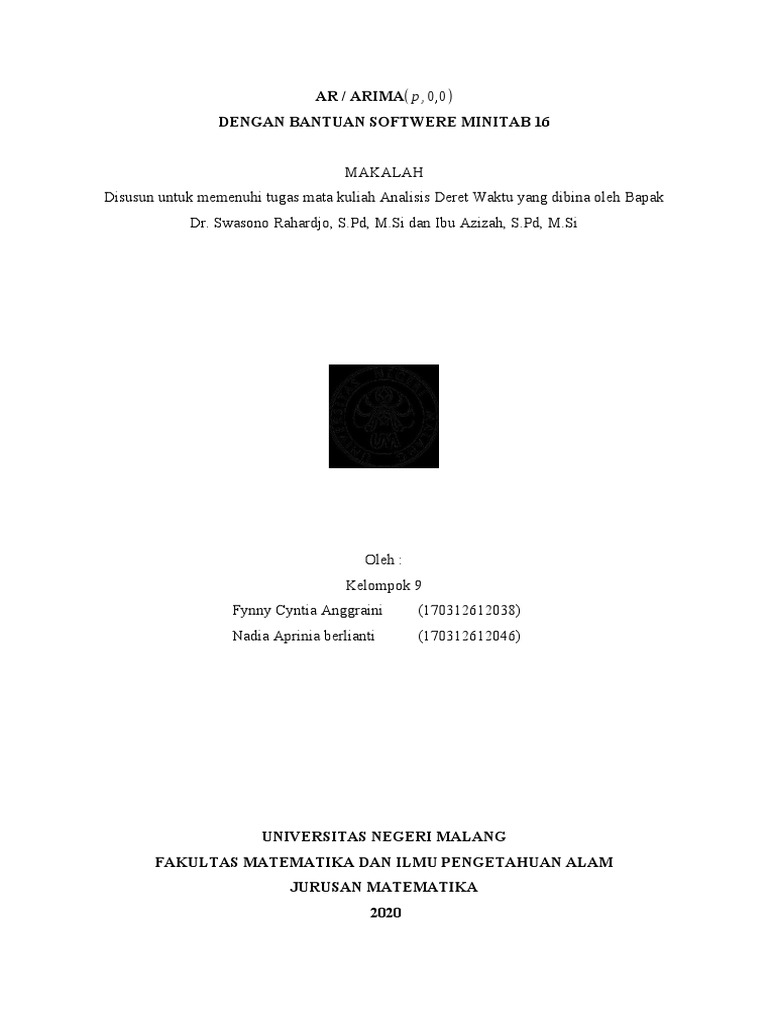 (Revisi) Adw - Minitab Kelompok 9 | PDF