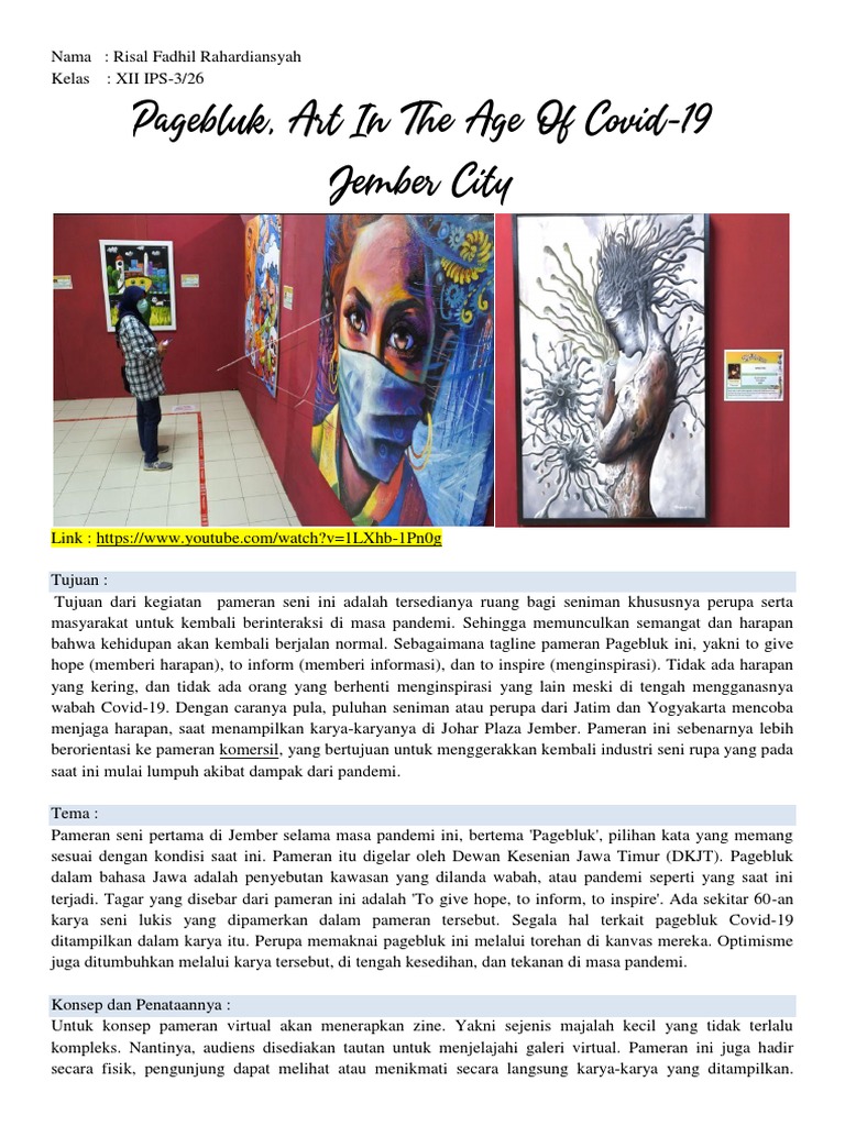 Evaluasi Pameran Seni | PDF