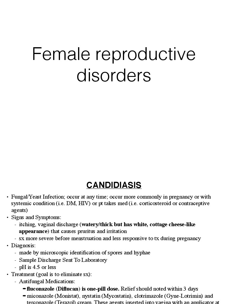 Female Reproductive Disorders | PDF | Ovarian Cancer | Vagina