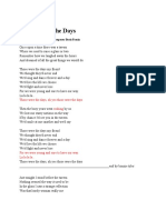 Mary Hopkin - Those Were The Days Lyrics | PDF | Poetry | Classics