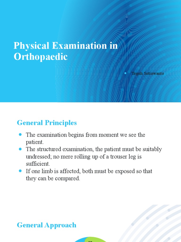 Physical Examination in Orthopaedic | PDF | Anatomical Terms Of Motion ...