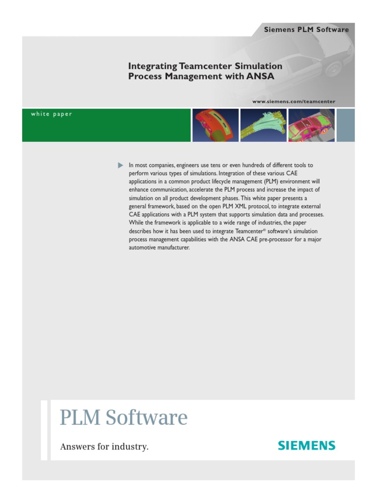 Ansa TC Sim White Paper | Download Free PDF | Product Lifecycle ...