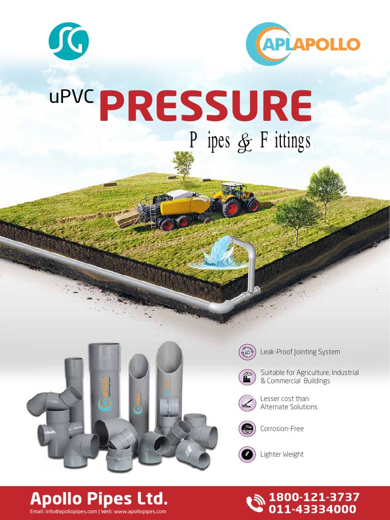 Apollo Upvc Pipes | PDF | Polyvinyl Chloride | Pipe (Fluid Conveyance)