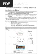 Co1 - Math Grade 1 Matatag | PDF | Learning | Mathematics