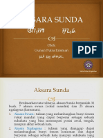 Aksara Sunda Lengkap | PDF