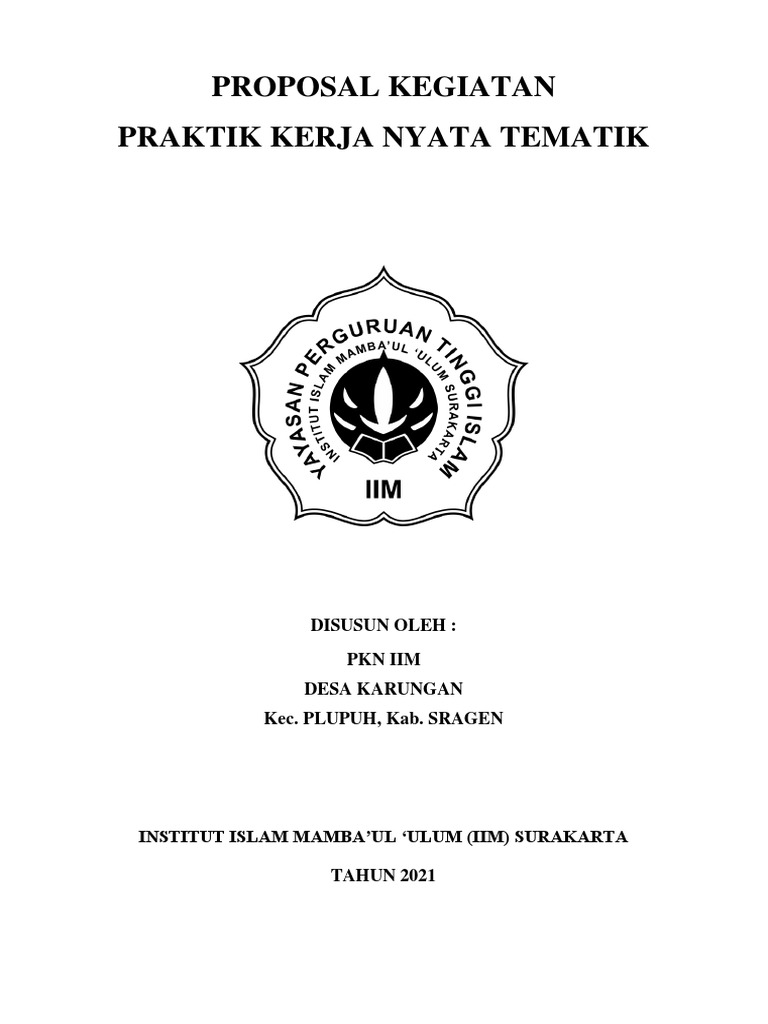 Proposal PKN 5 | PDF