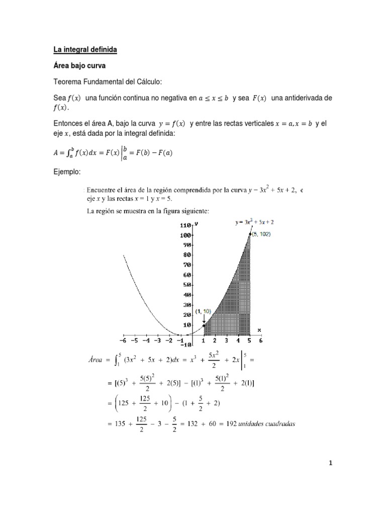 18 La Integral Definida y Superhabit | PDF | Integral | Análisis