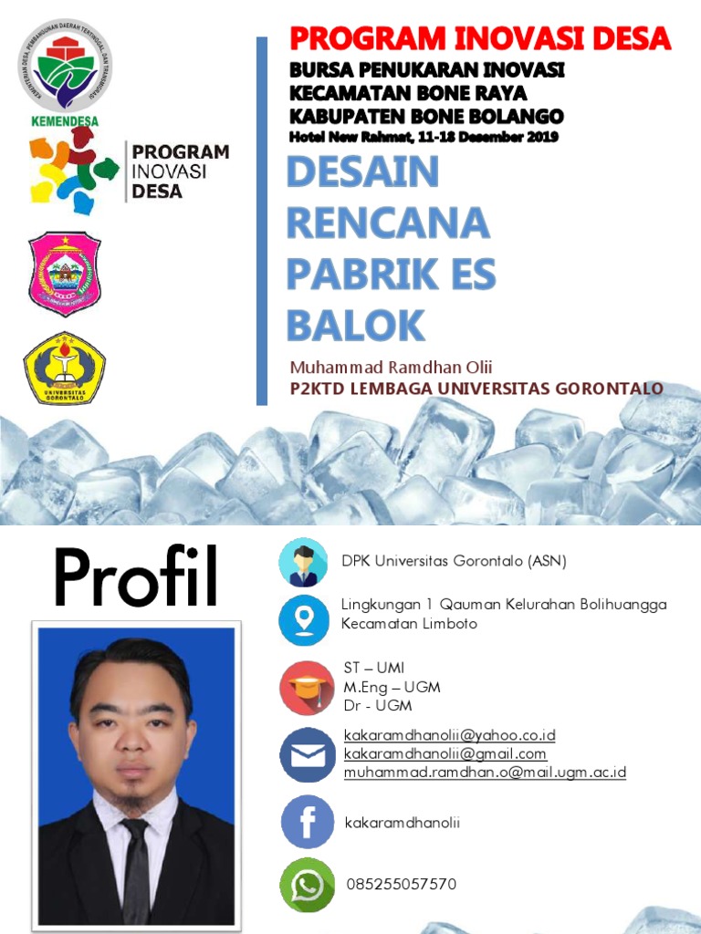 Desain Pabrik Es Balok | PDF