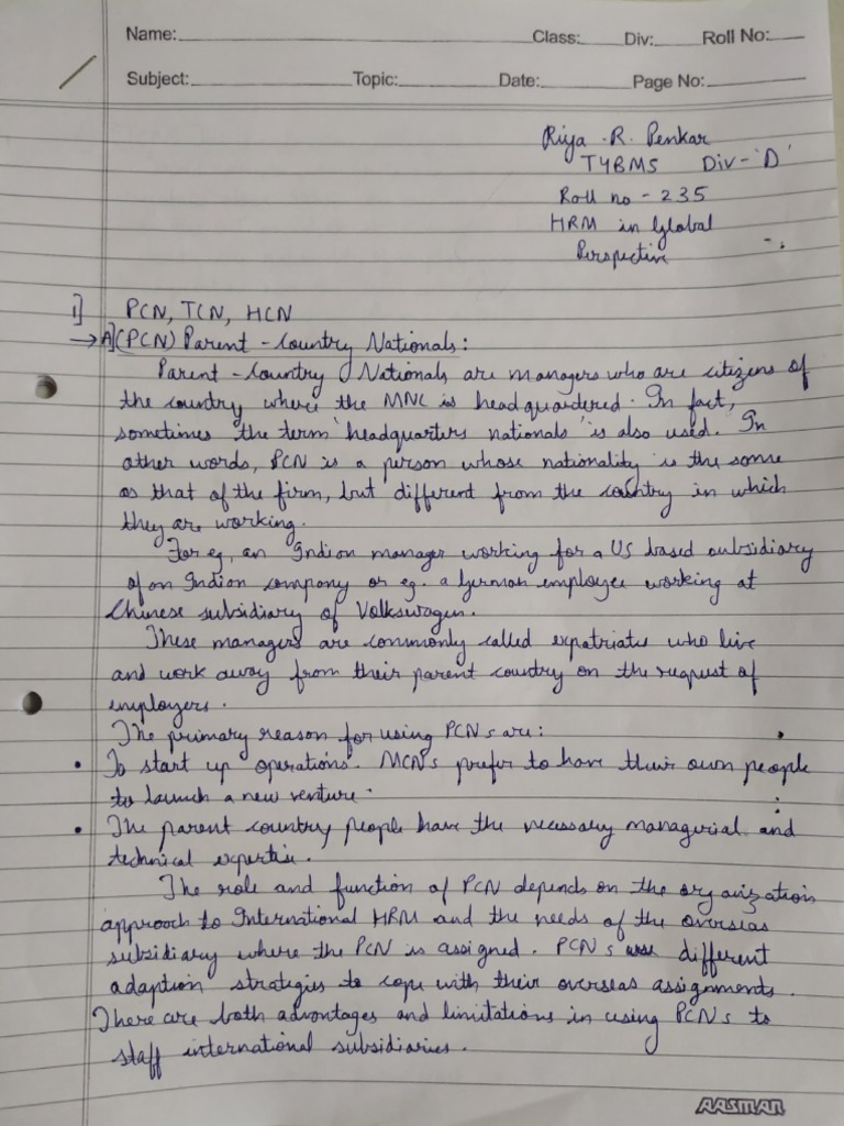 HRM Strategies for MNCs | PDF