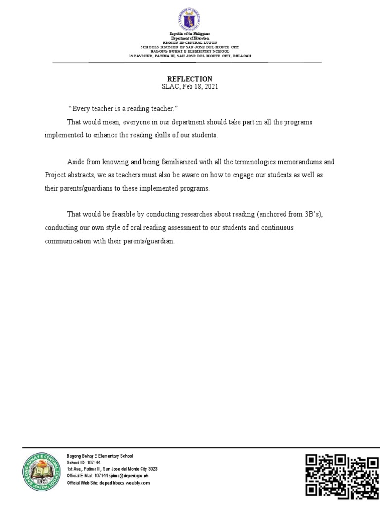 Reflection SLAC | PDF