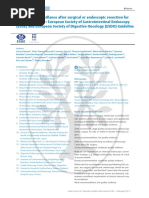 ESGE Post-Polypectomy Guidelines 2020 | PDF | Gastroenterology | Adenoma