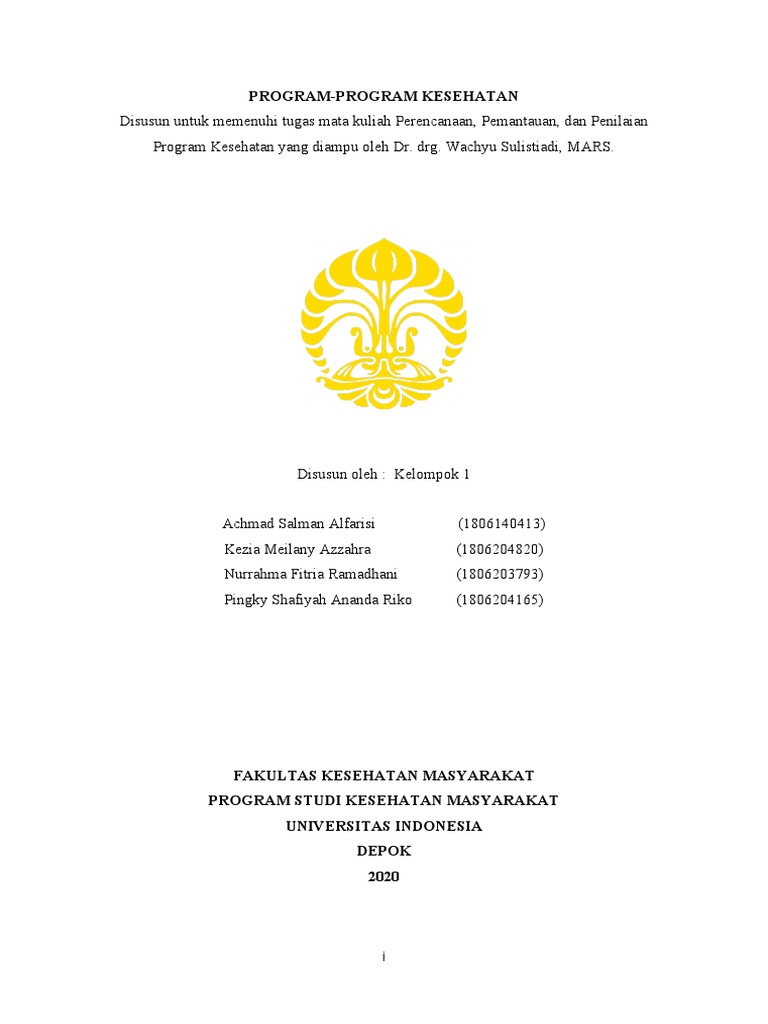 Program-Program Kesehatan | PDF