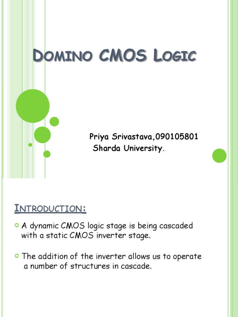 Cmos Domino | PDF | Cmos | Logic Gate