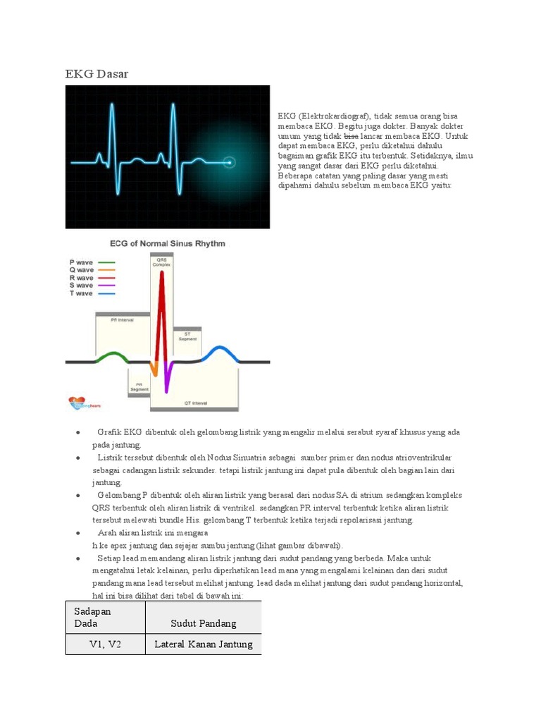 EKG Dasar | PDF
