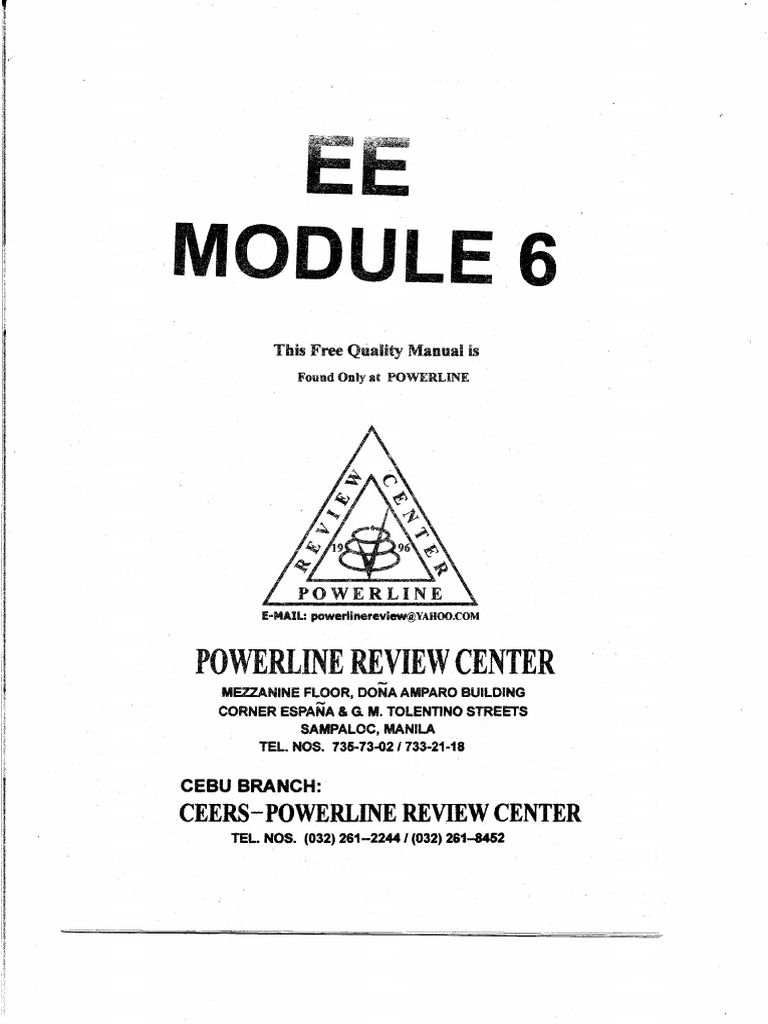EE Module 6 | PDF | Inductor | Resistor