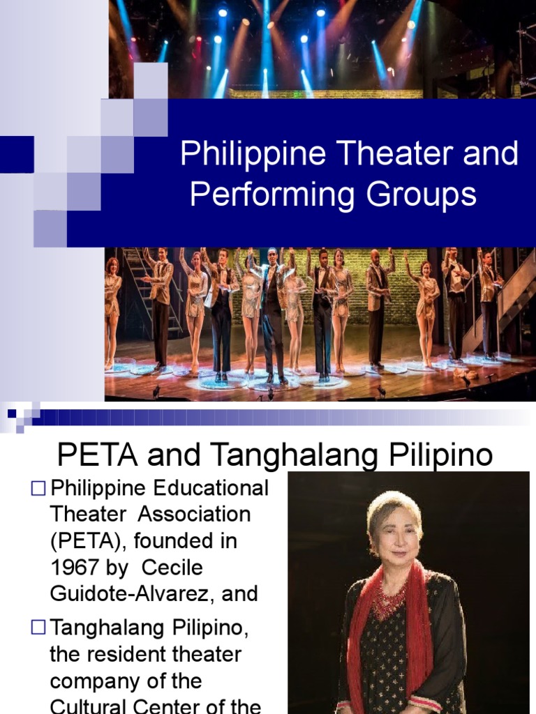 Philippine Theater and Performing Groups | PDF | Performing Arts | Theatre