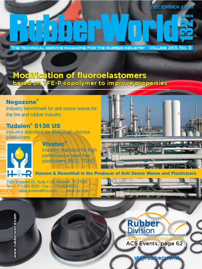 Rubber World Magazine 2020-12 Dec | PDF | Polymers | Chemistry