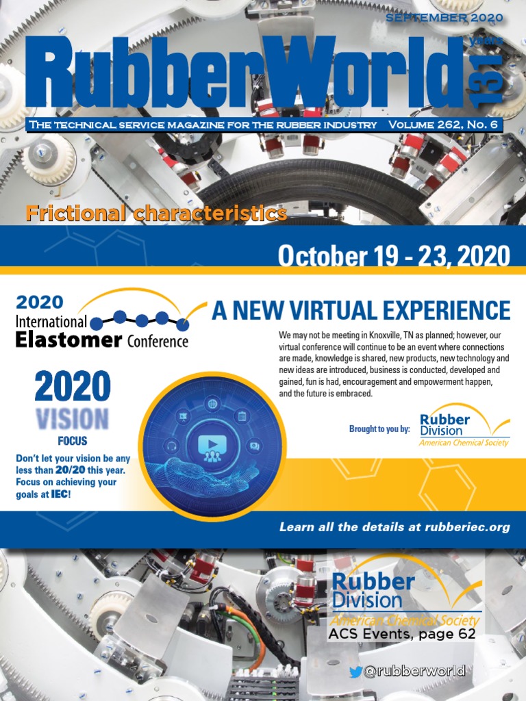 Rubber World Magazine 2020-09 Sep | PDF | Natural Rubber | Tire