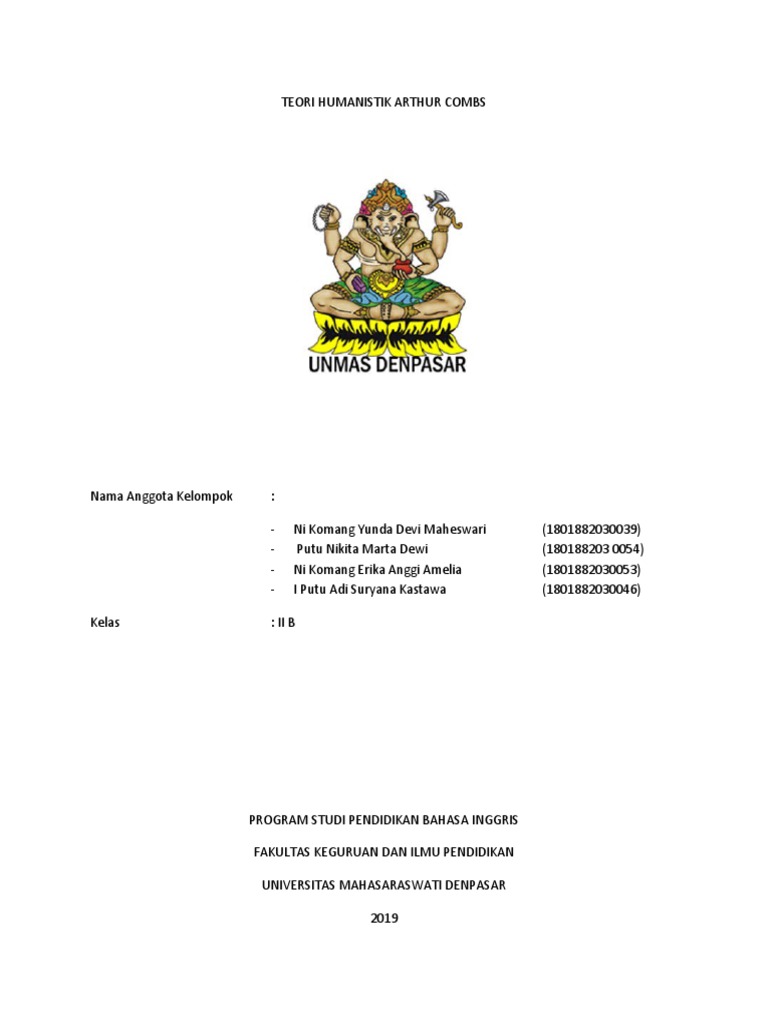 Teori Humanistik Menurut Combs | PDF