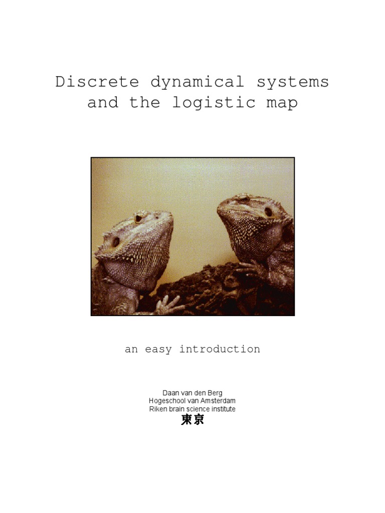 Discrete Dynamical Systems and The Logistic Map: An Easy Introduction | PDF | Attractor | Chaos ...