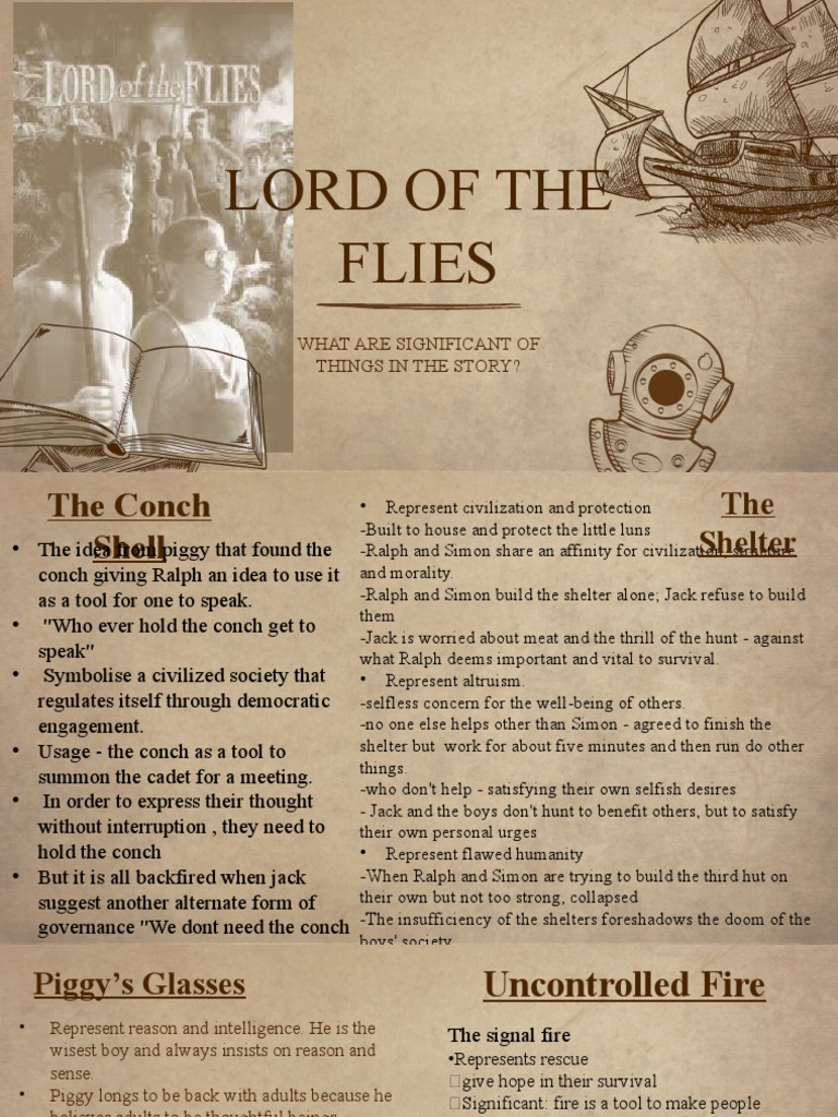 Lord of The Flies: What Are Significant of Things in The Story? | PDF ...