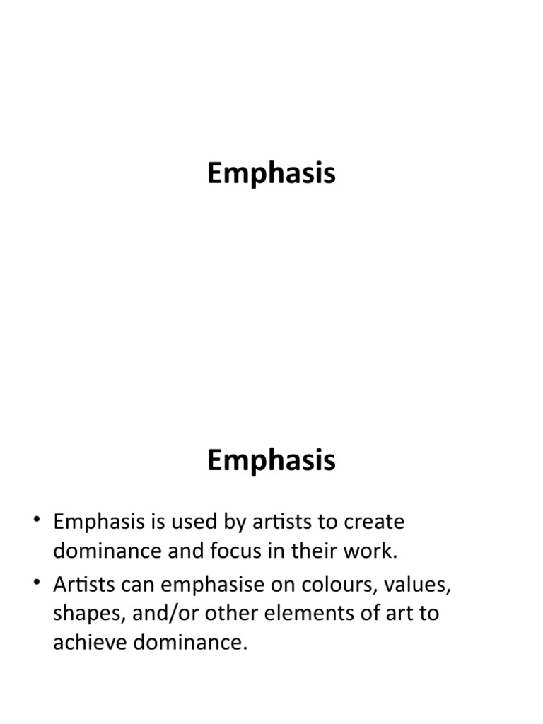 Emphasis | PDF