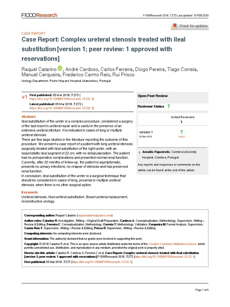 Stenosis Ureter | PDF | Kidney | Urology