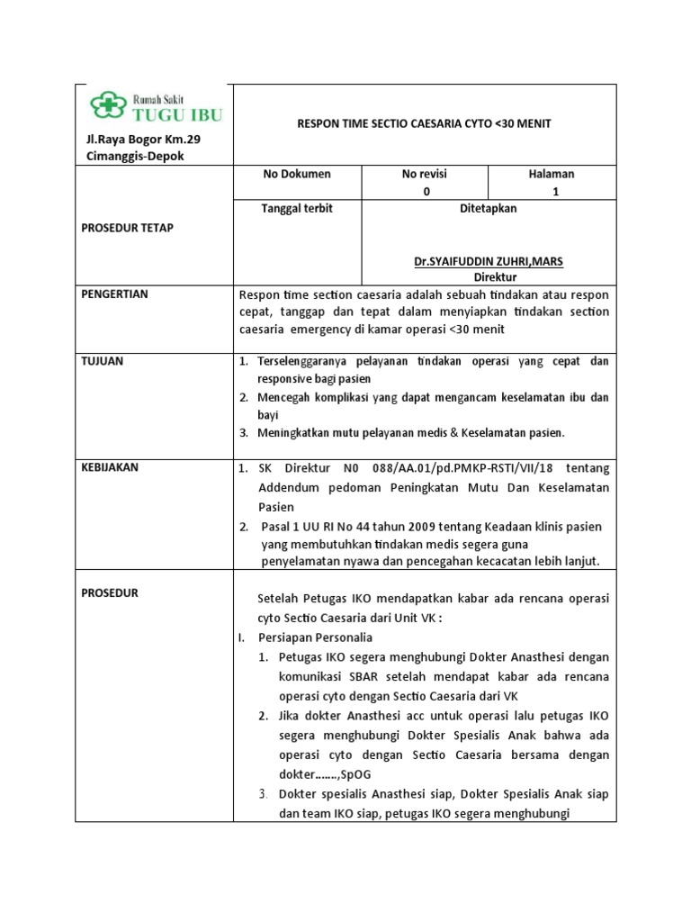 Spo Respon Time SC | PDF