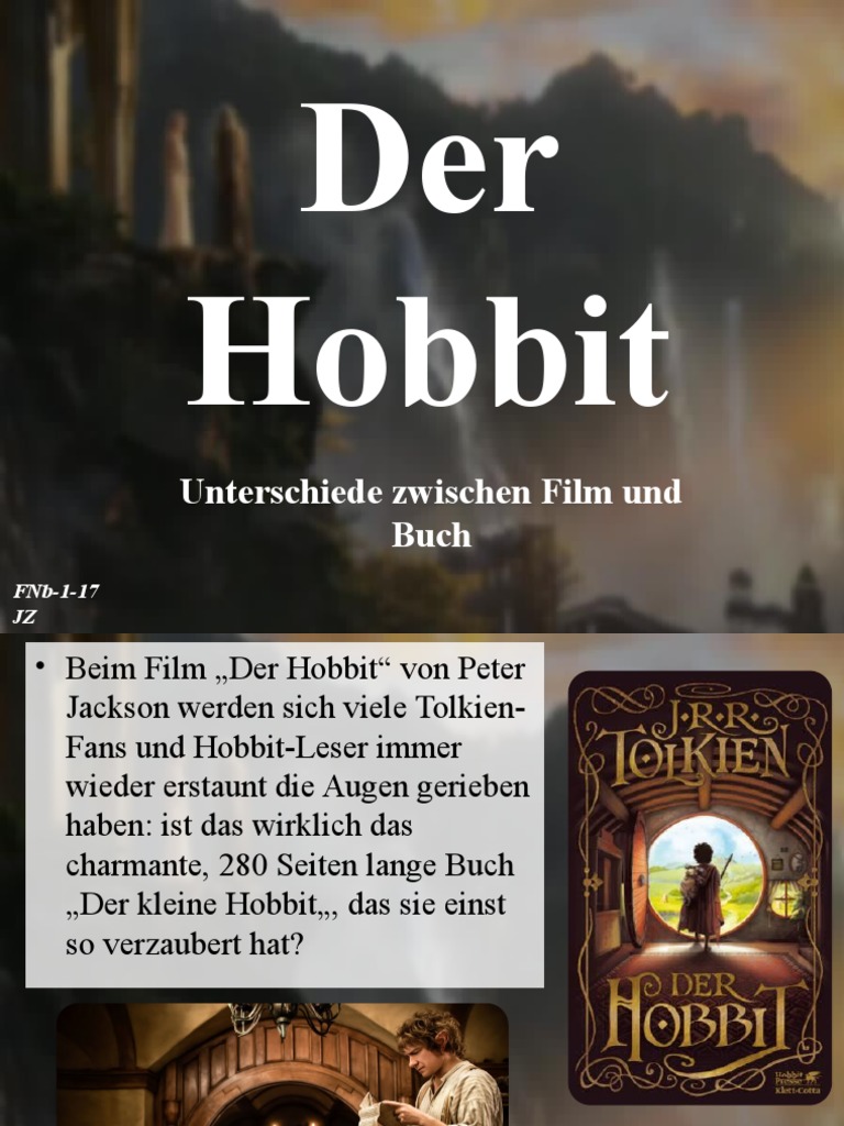 Der Hobbit - Unterschiede Zwischen Film Und Buch | PDF