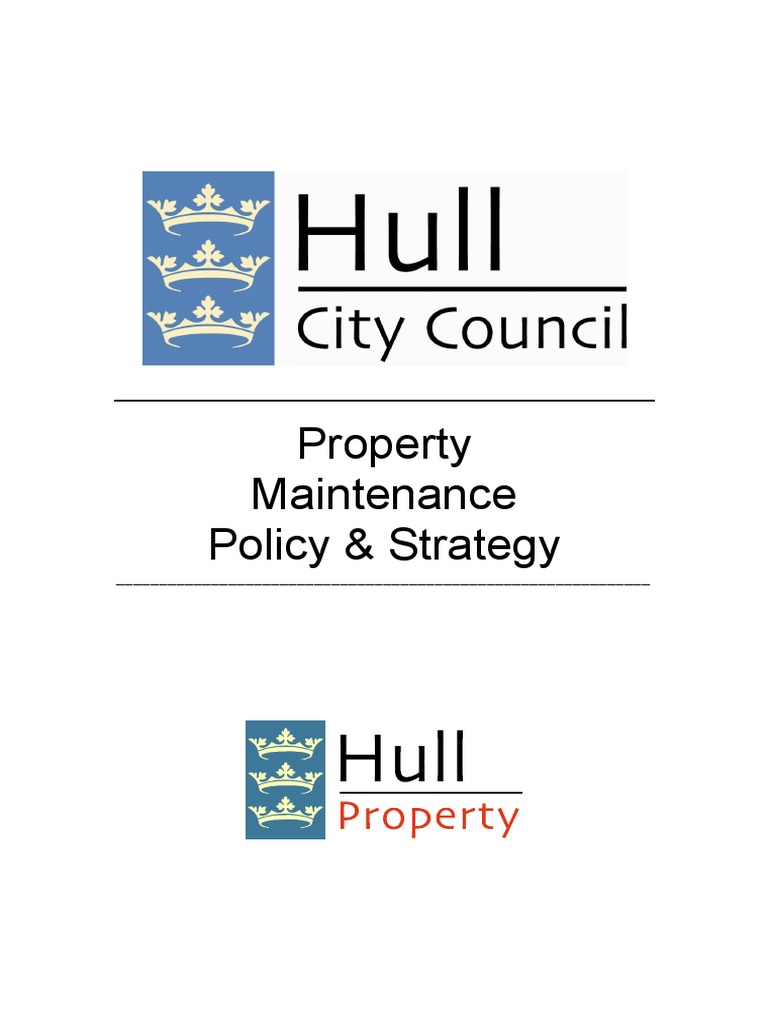 Property Maintenance Policy and Strategy | PDF | Wall | Door