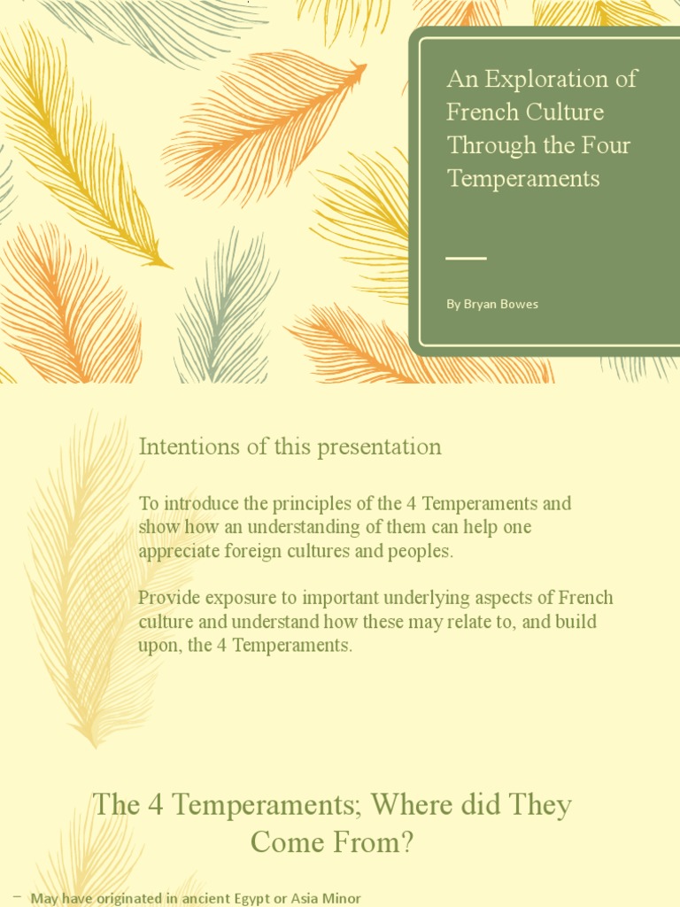 The Four Temperaments | PDF | Temperament | Psychological Concepts