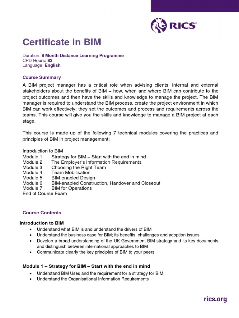 Managing Building Information Modeling Projects from Start to Finish: A Comprehensive Guide to ...