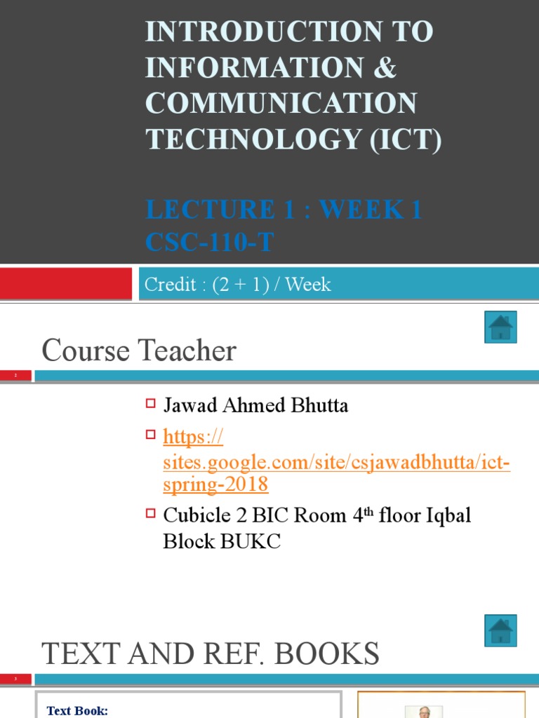 Introduction To Information & Communication Technology (Ict) | PDF ...
