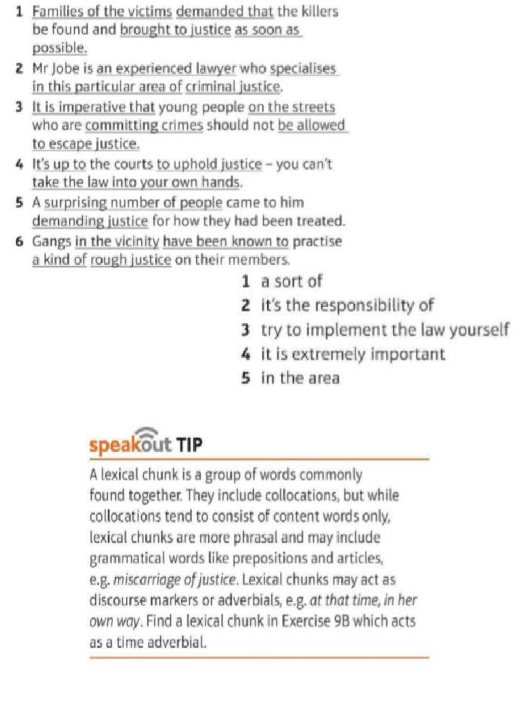 Unit 4 Lexical Chunks | PDF