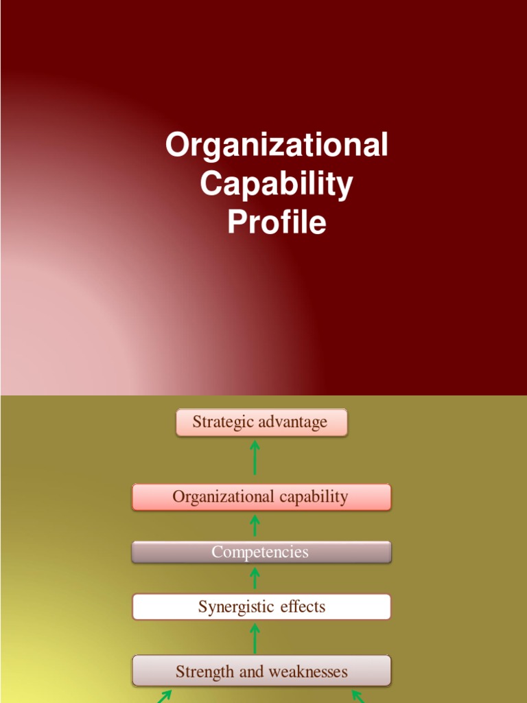 Organizational Capability Profile | PDF | Competence (Human Resources ...