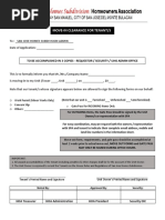 Certification: DHSUD HOACD Form No. 2021-004 | PDF | Business | Law