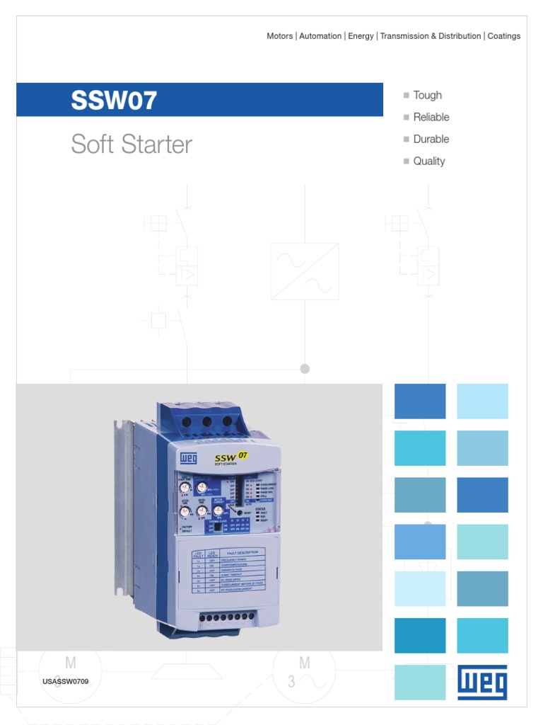 WEG SSW 07 Soft Starter Usassw07 Brochure English | PDF | Electric ...