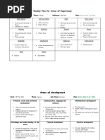 Cda II RC I-3 Weekly Plan | PDF | Nature