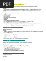 ENGLISH 10 - Performance Tasks | PDF