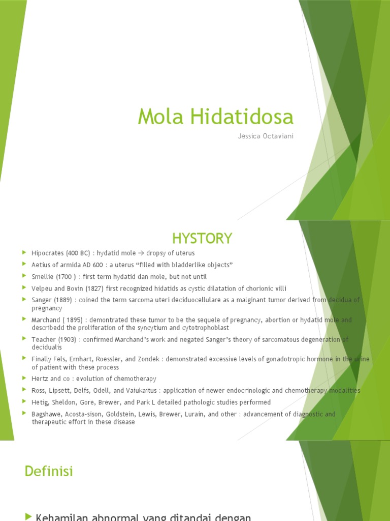 Mola Hidatidosa JES | PDF | Clinical Medicine | Anatomy