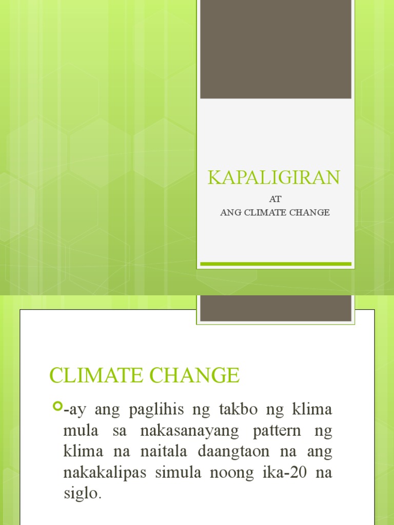 Climate Change Ap 10 | PDF