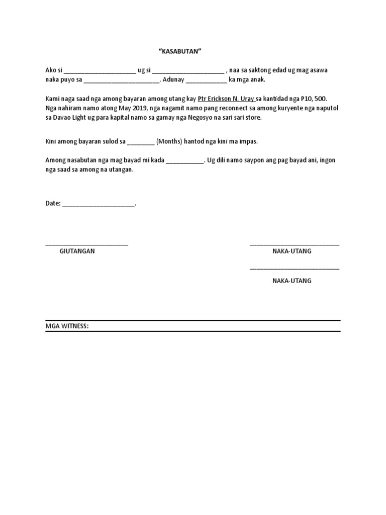KASABUTAN | PDF