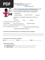 Evaluare Initiala MEM Cls 1 | PDF