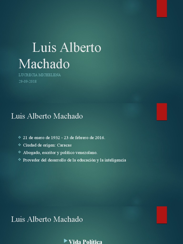 Luis Alberto Machado PW | PDF