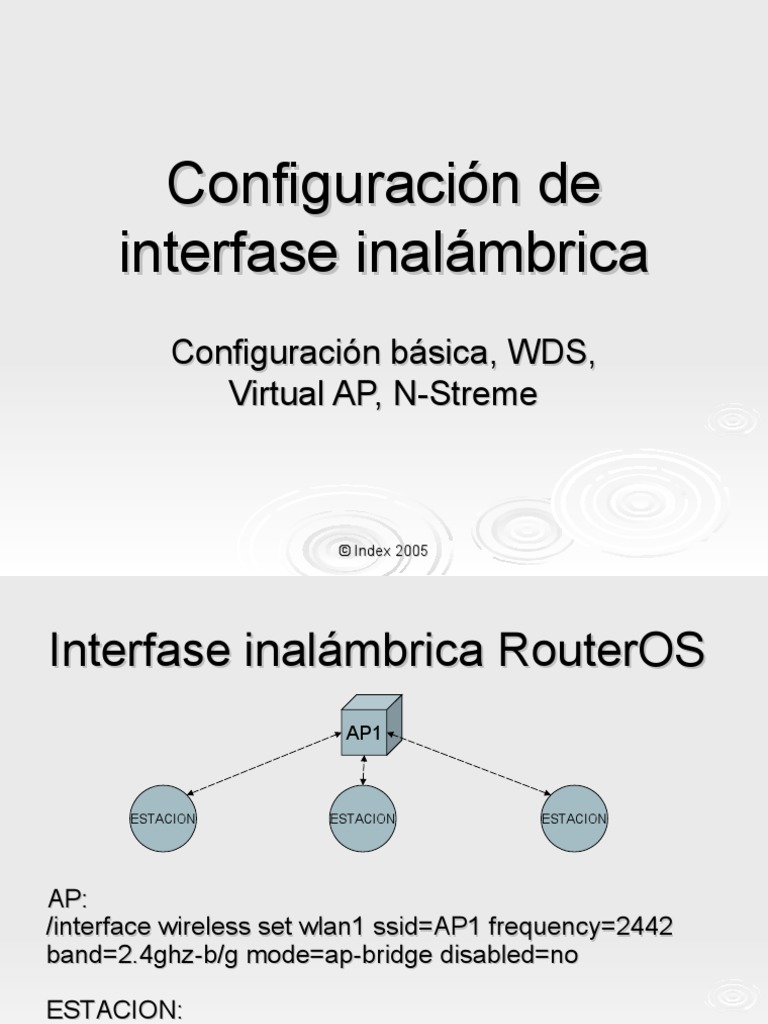 04-Wireless Interface v0.2 Español | PDF | Ieee 802.11 | Punto de ...